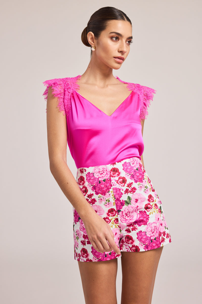 GEN Danny Pink Floral Shorts – Lula Boutique