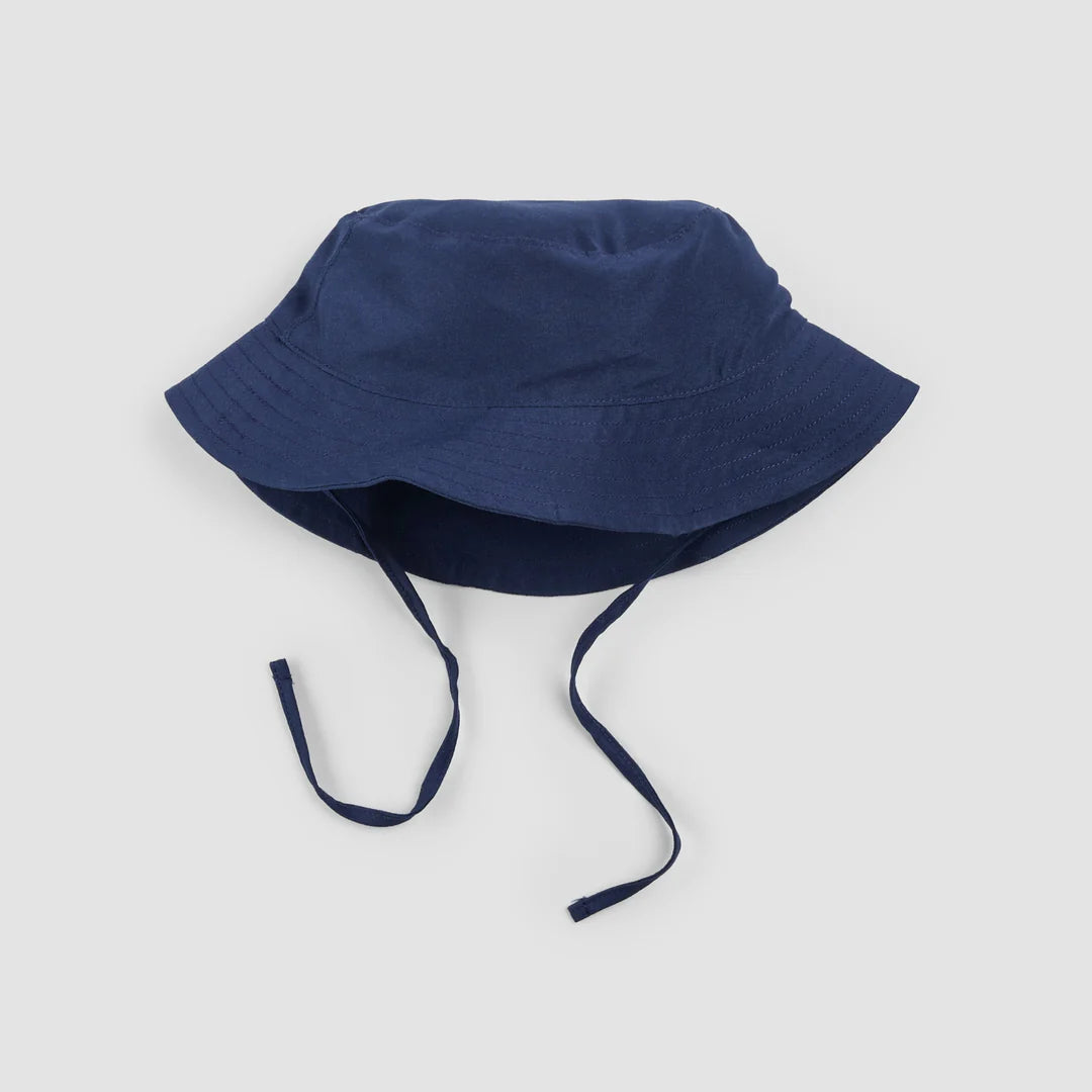 MIL Navy Woven Bucket Hat – Lula Boutique